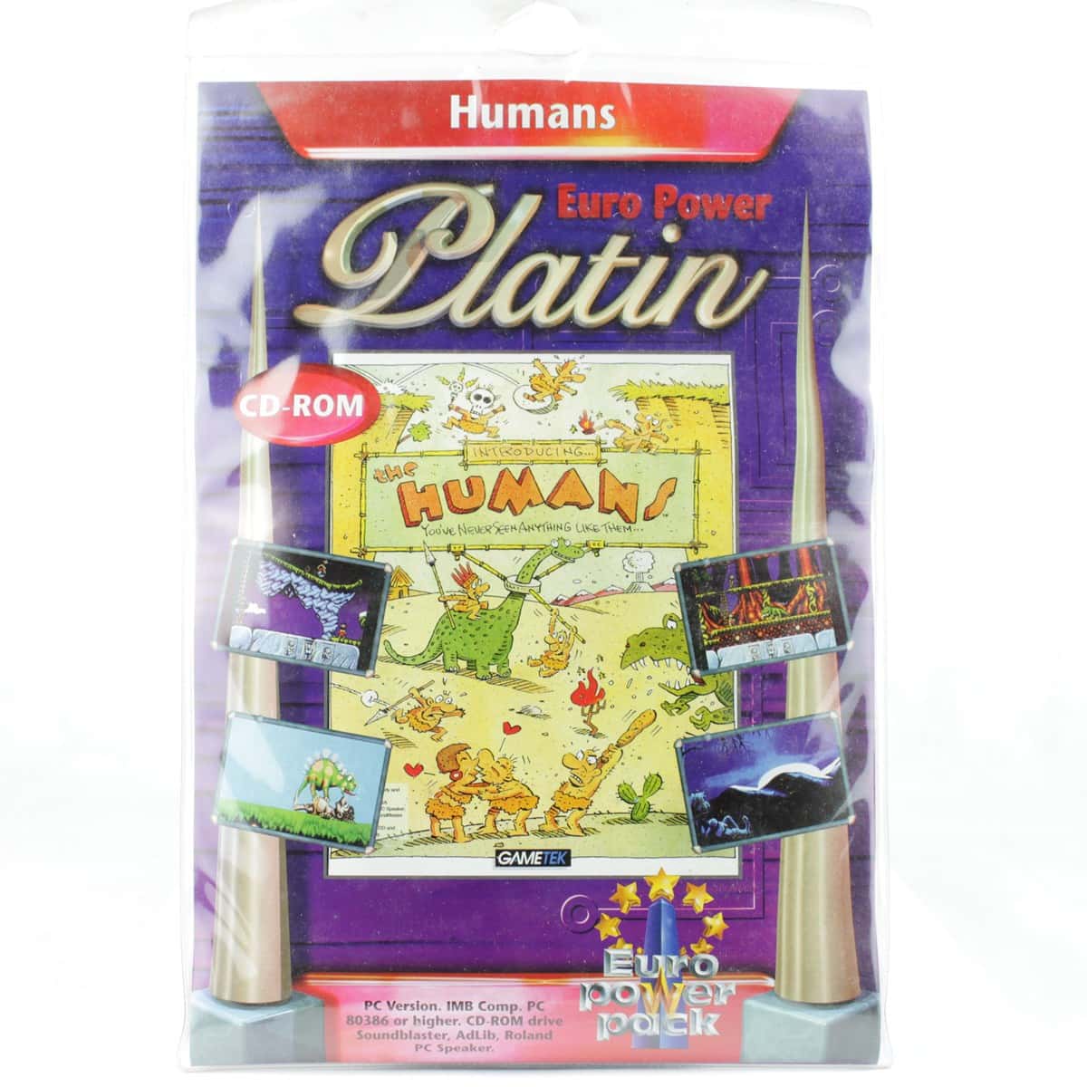 The Humans (PC/DOS, CD-Rom, Euro Power Pack) - WTS Retro