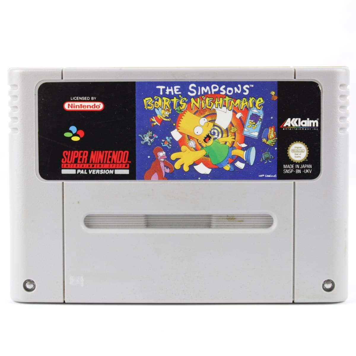 The Simpsons: Bart's Nightmare (SNES) - WTS Retro - Køb spillet her