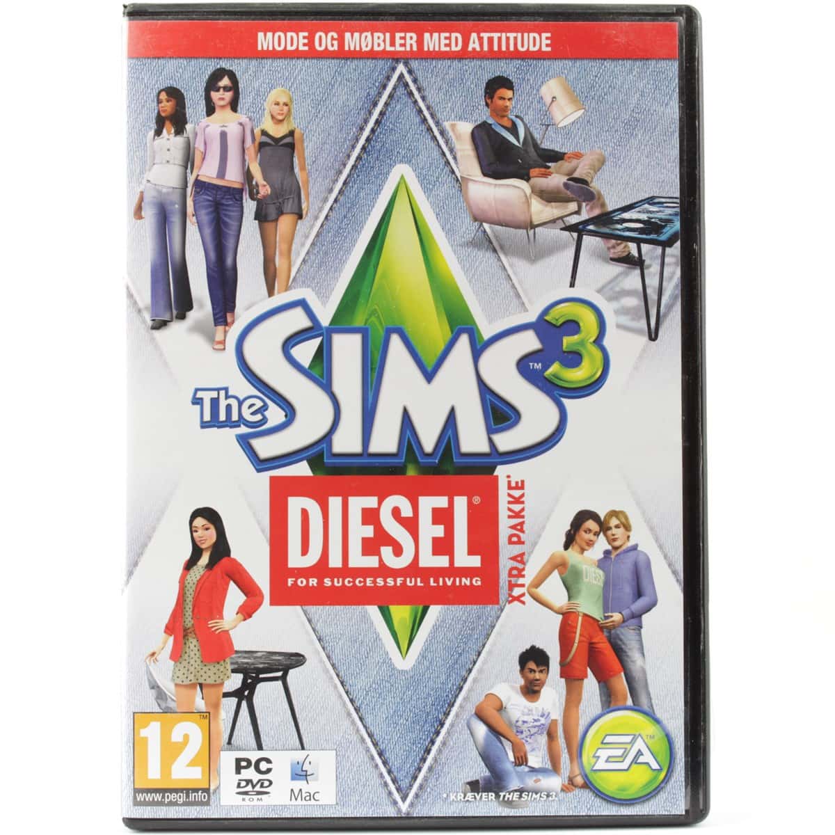The Sims 3: Diesel Xtra-Pakke (PC/Mac) - Brugt spil - WTS Retro