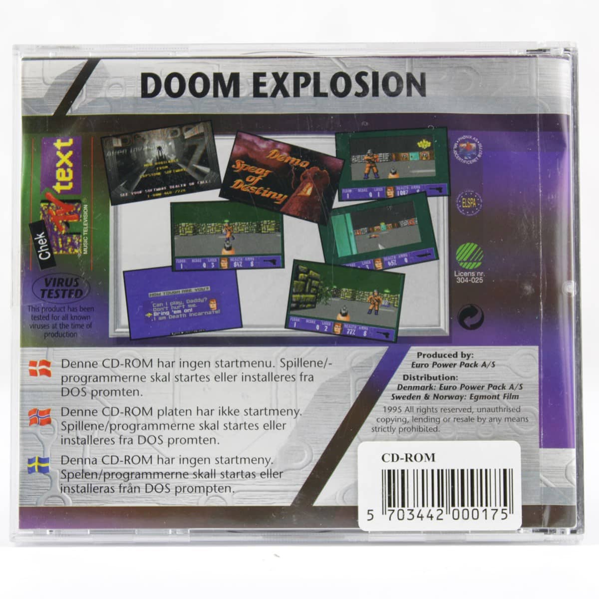 DOOM Explosion (PC, Jewelcase, Euro Power Pack) - WTS Retro