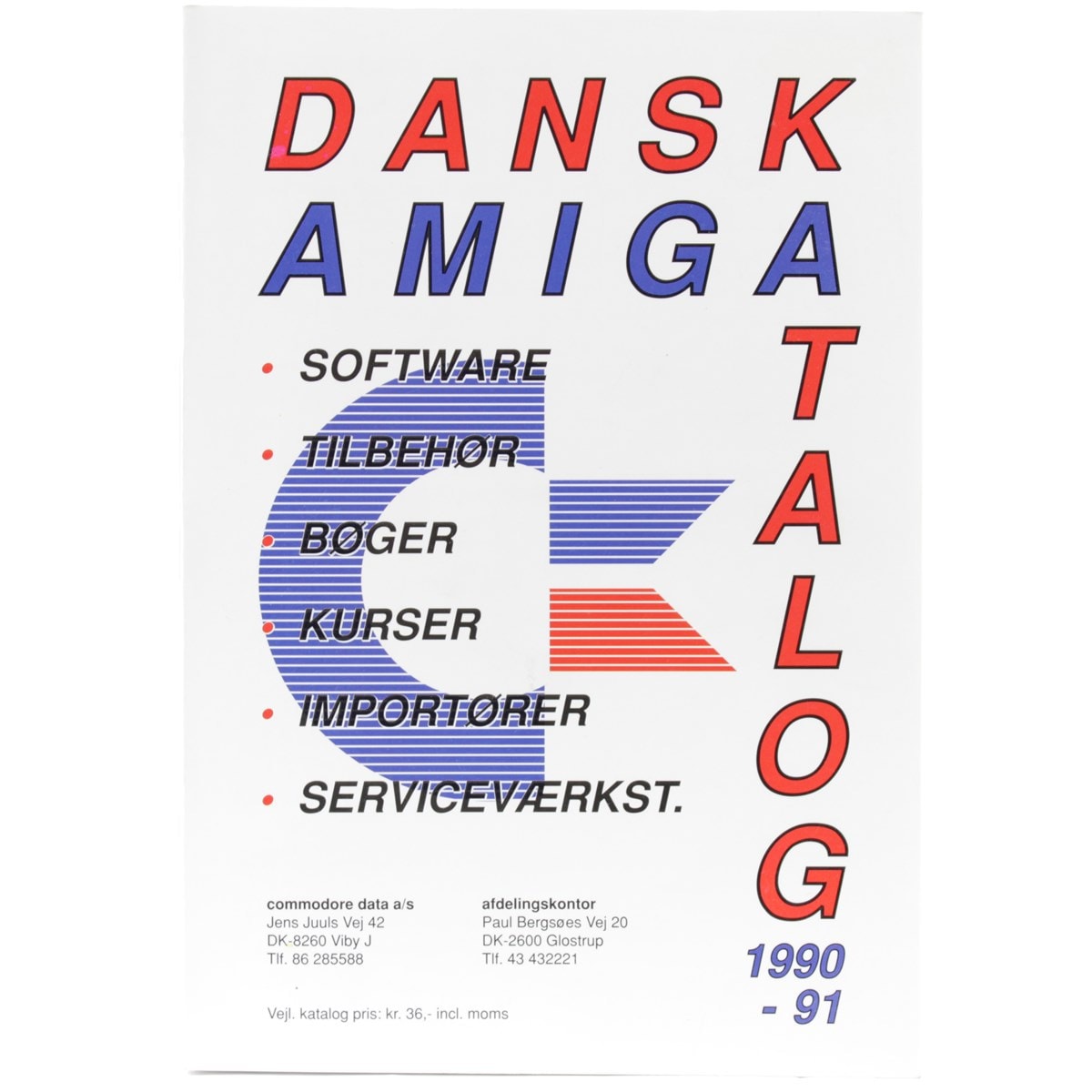 Dansk Amiga Katalog 1990-91 - WTS Retro - Køb her