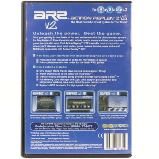 Action Replay 2 - Version 2 (PS2) - WTS Retro - Køb spillet her
