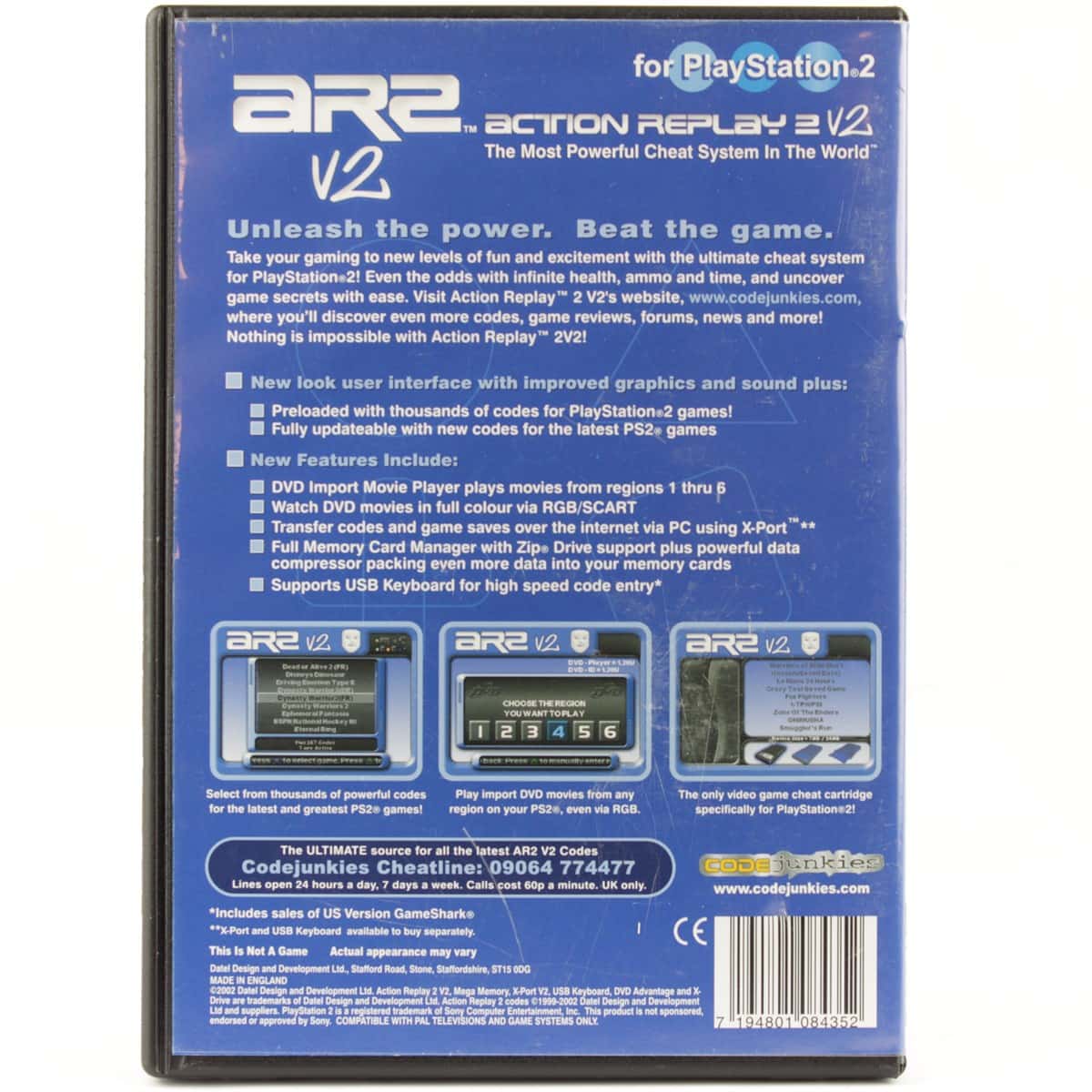 Action Replay 2 - Version 2 (PS2) - WTS Retro - Køb spillet her