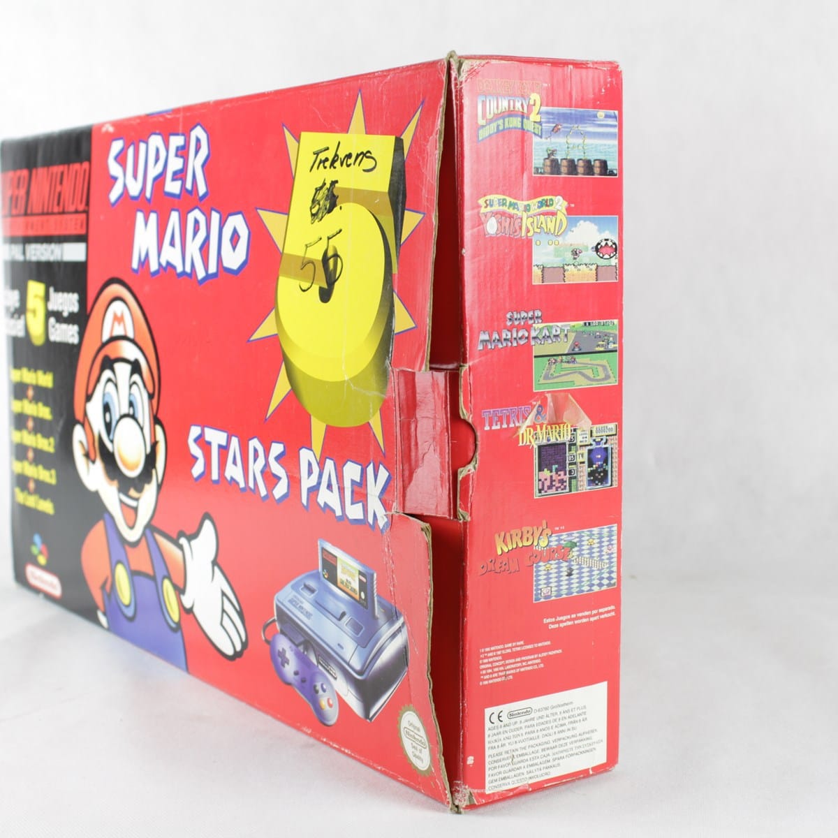 Super Nintendo konsol - Super Mario 5 Stars Pack (Boxed) - WTS Retro