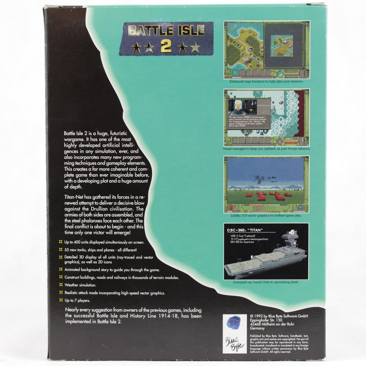 Battle Isle 2 (PC Big Box) - WTS Retro - Køb spillet her