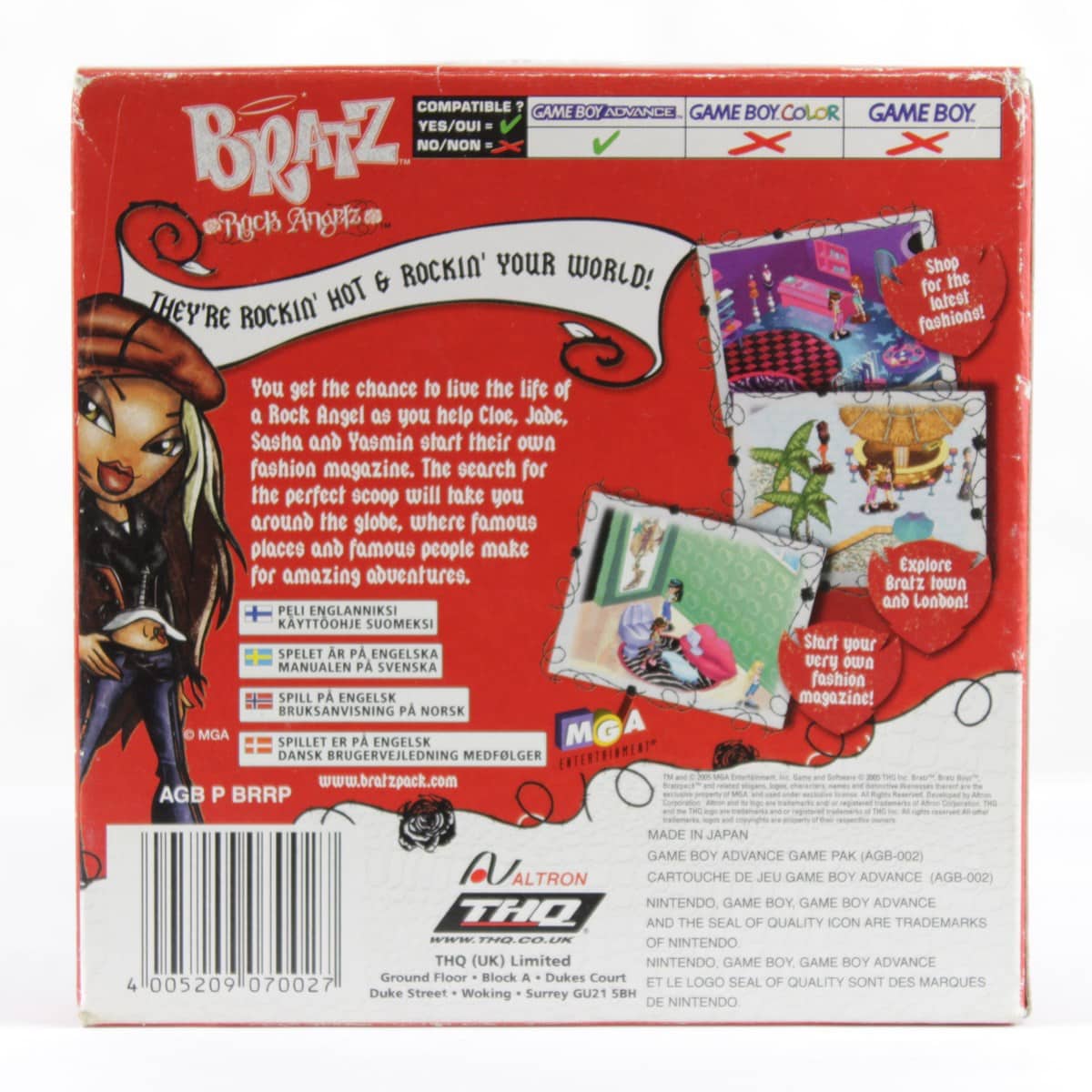 Bratz: Rock Angelz (Game Boy Advance - Boxed) - Køb spillet her