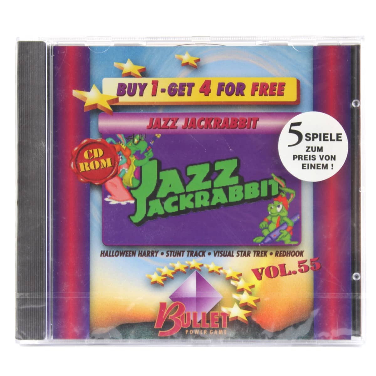 Bullet vol. 55 - Jazz Jackrabbit (PC, Jewelcase) - WTS Retro