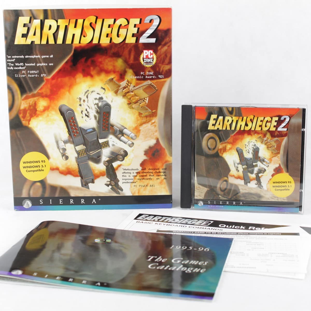 EarthSiege 2 (PC Big Box) - WTS Retro - Køb her