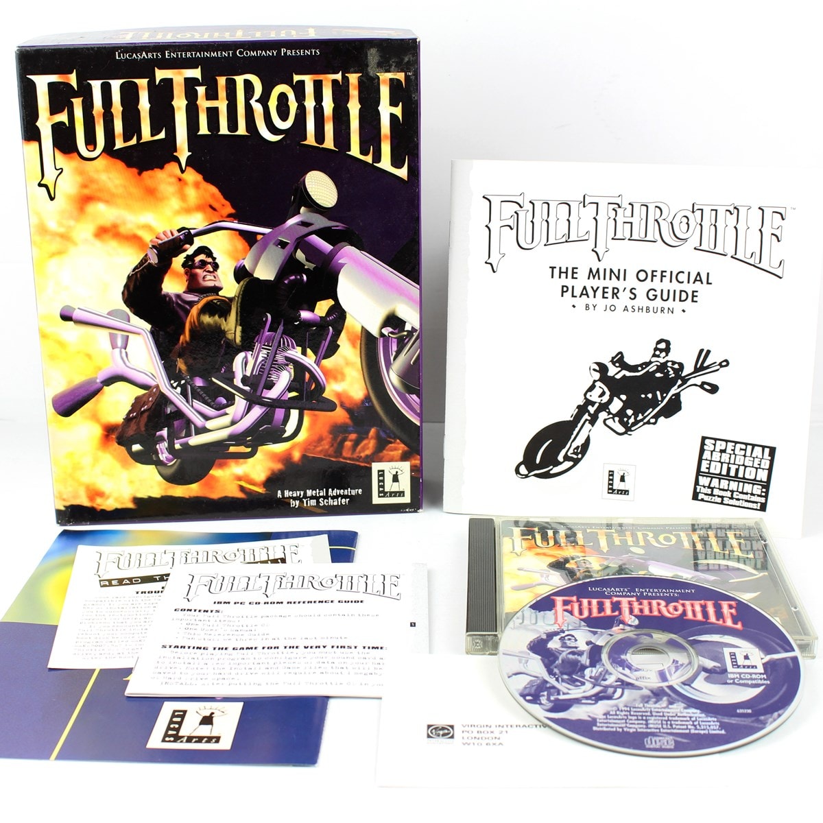 Full Throttle (PC Big Box) - WTS Retro - Køb spillet her