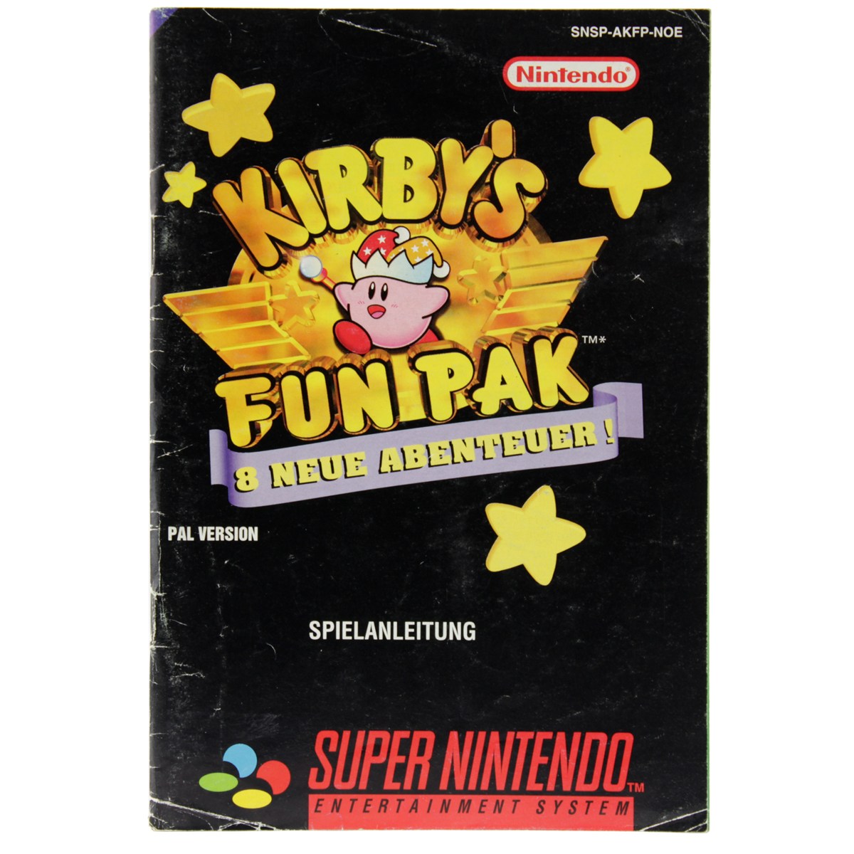 Kirby's Fun Pak (SNES manual, NOE) - WTS Retro - Køb her