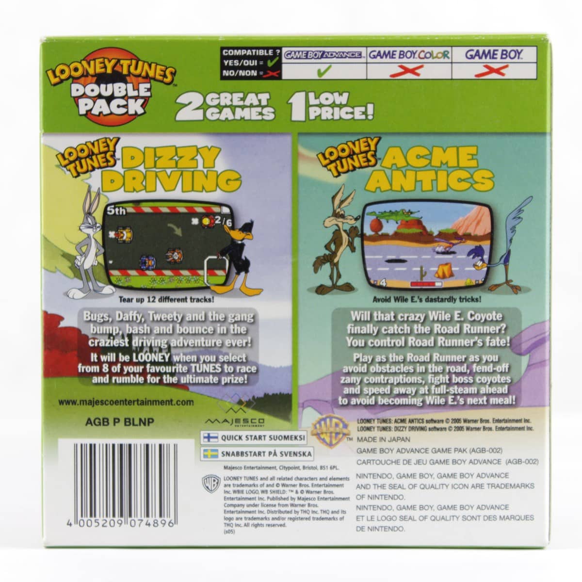 Looney Tunes Double Pack (Game Boy Advance - Boxed) - Køb spillet her