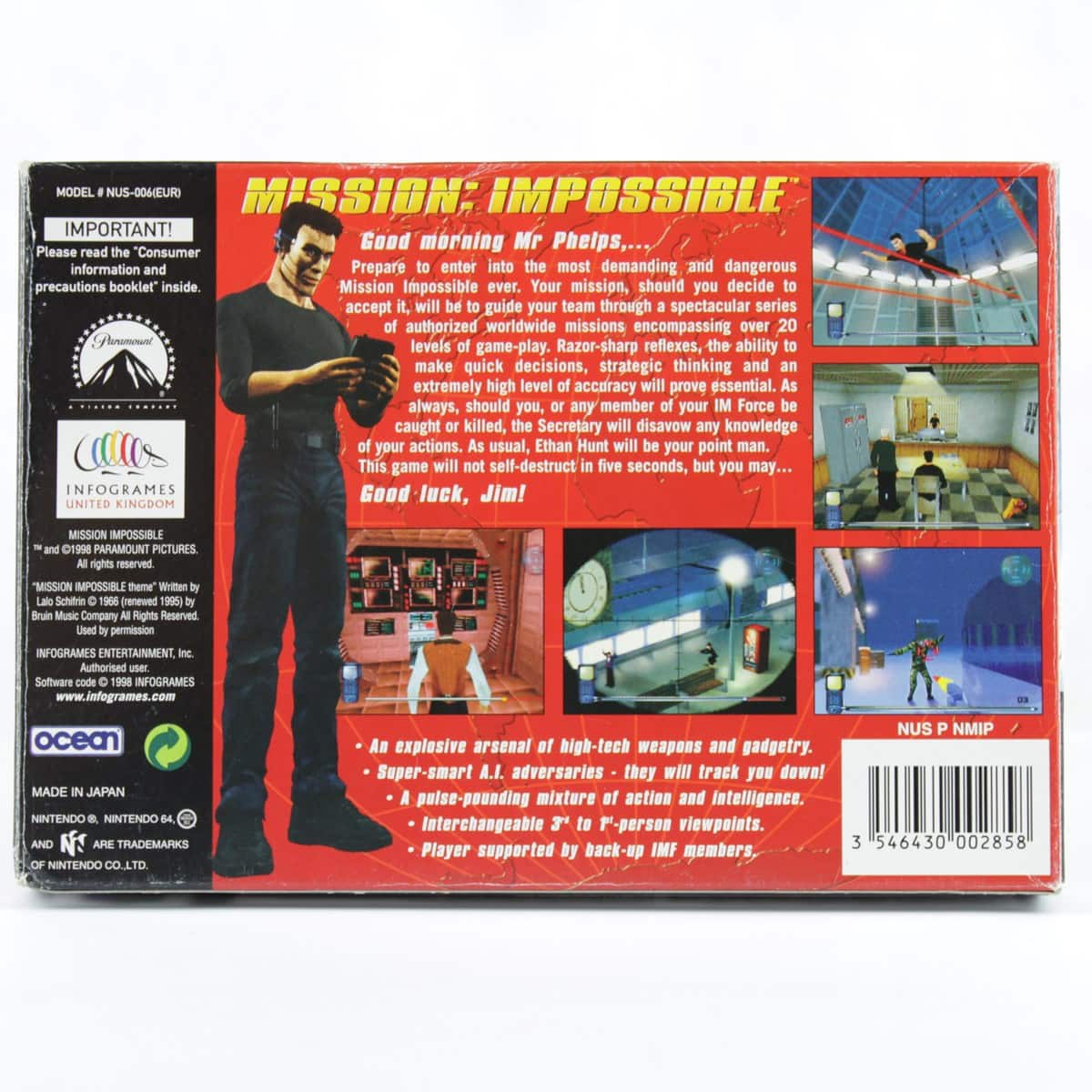 Mission: Impossible (Nintendo 64 - Boxed - UKV) - WTS Retro