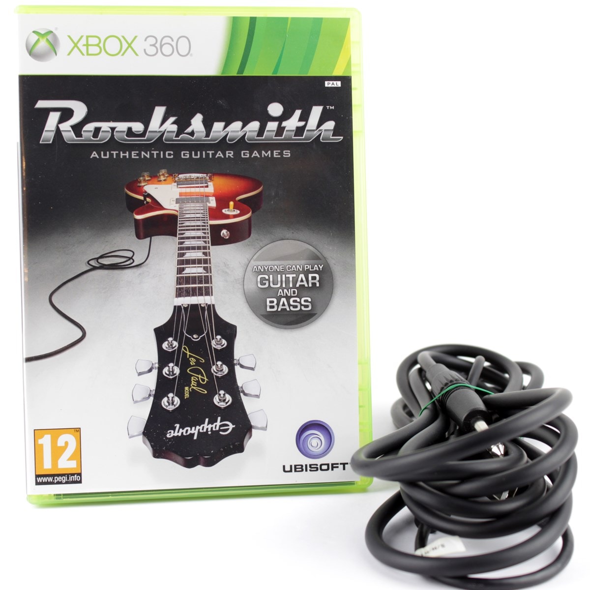 Rocksmith (Xbox 360) inkl. kabel til Guitar - WTS Retro