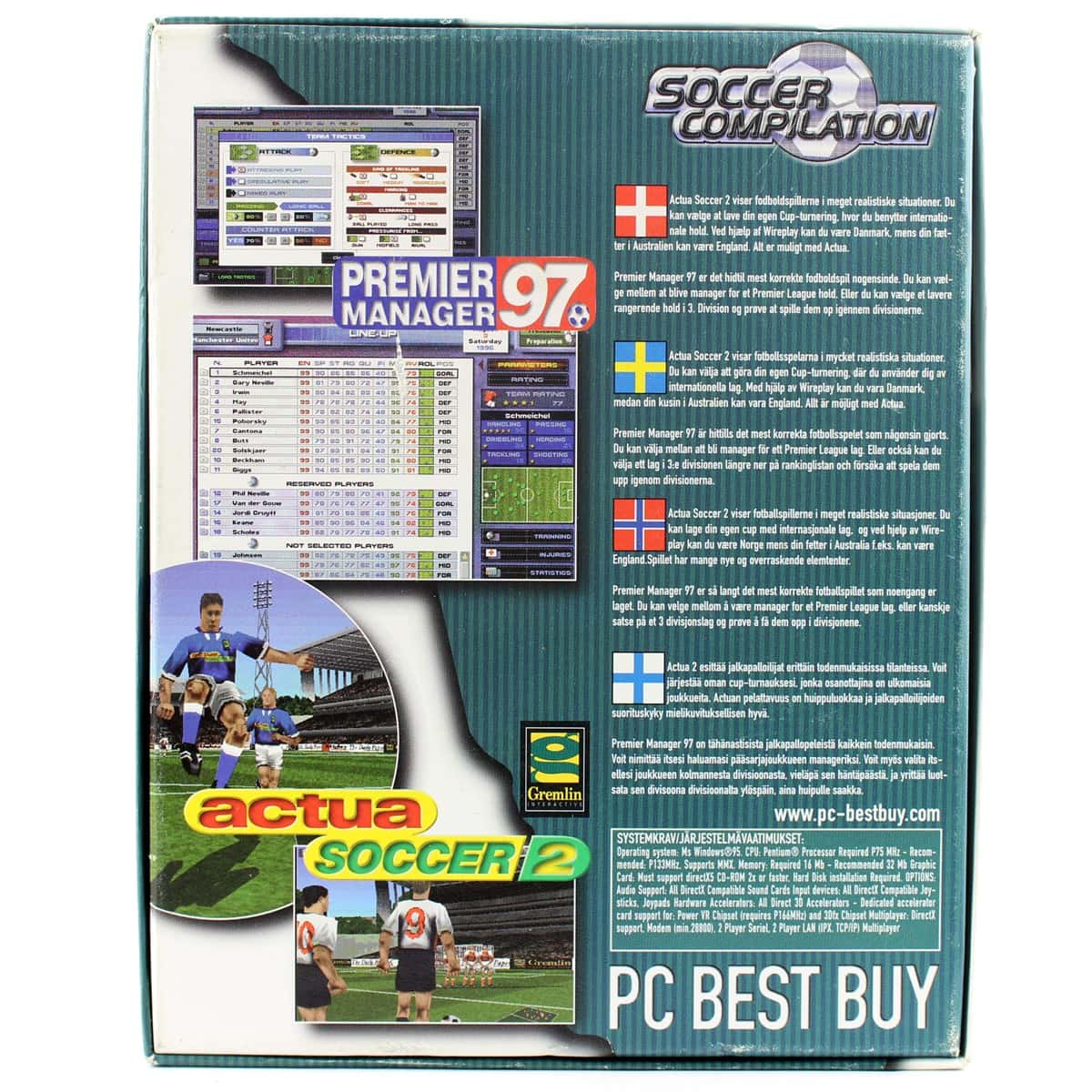 Soccer Compilation (PC Big Box - Best Buy) - WTS Retro - Køb her