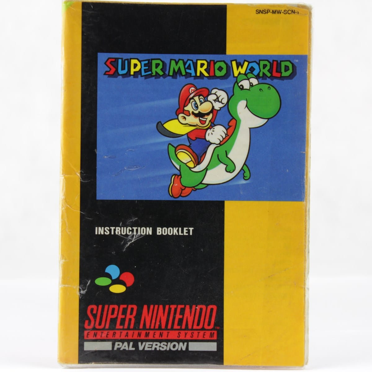 Super Mario World (SNES manual, SCN, slidt) - WTS Retro - Køb her