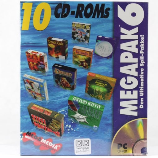 MEGAPAK 6 - 10 CD-Rom's (PC Big Box) - Ny - WTS Retro