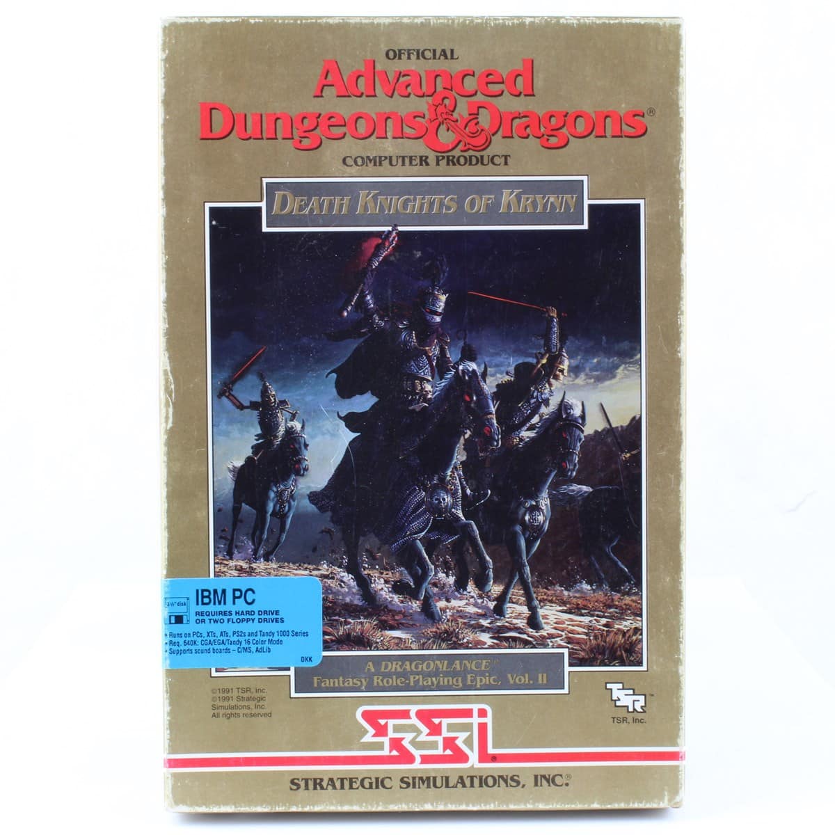 Death Knights of Krynn (PC Big Box) - Mangler disketter! - WTS Retro