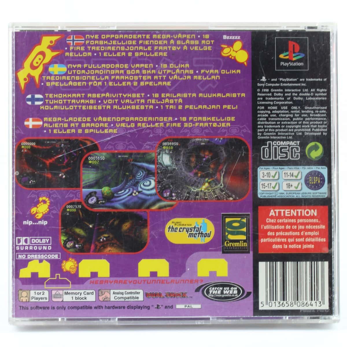 N2O (PS1) - WTS Retro - Køb spillet her