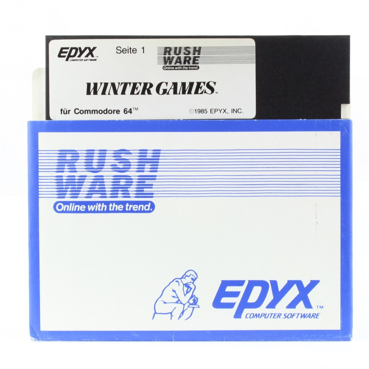 Winter Games (Commodore 64, Disk) - WTS Retro - Køb spillet her