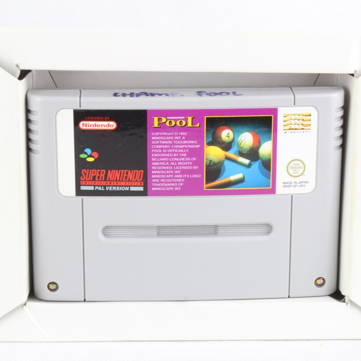 Championship Pool (SNES - Boxed) - WTS Retro - Køb spillet her