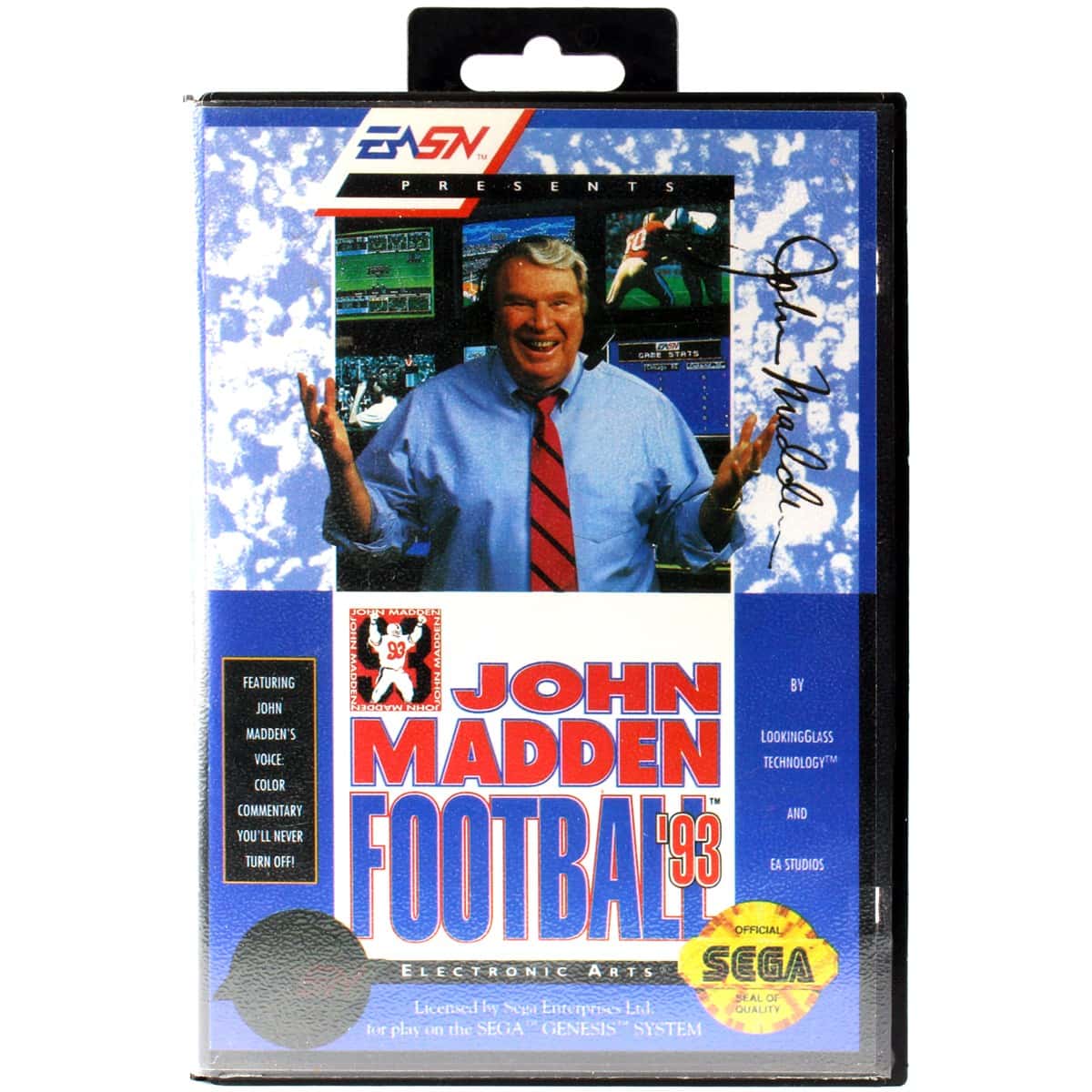 John Madden Football '93 (SEGA Mega Drive) - WTS Retro - Køb spillet her