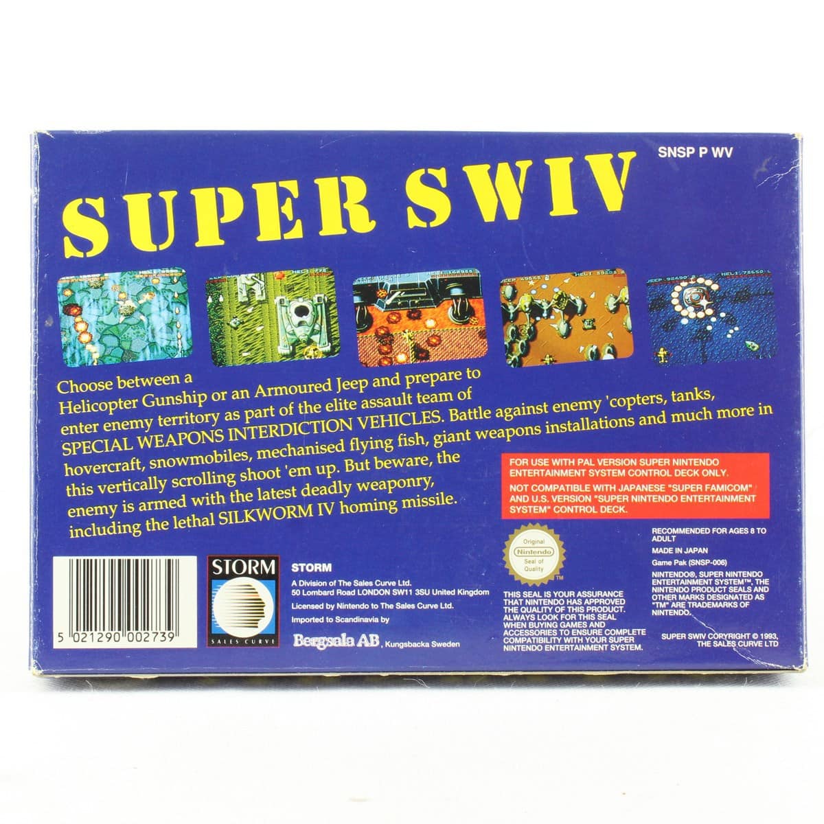 Super Swiv (SNES - Boxed) - WTS Retro - Køb her
