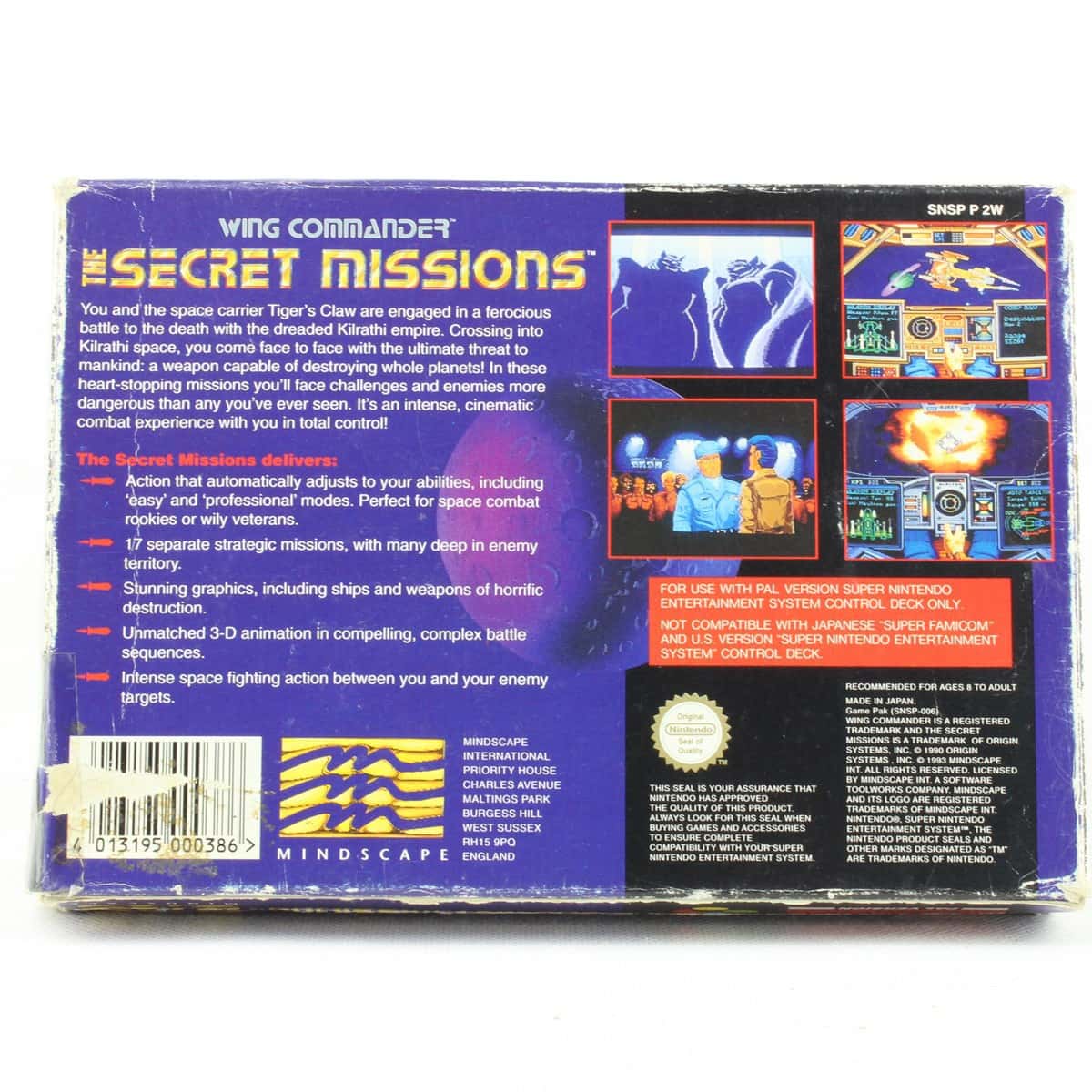 Wing Commander: The Secret Missions (SNES – Boxed) - WTS Retro