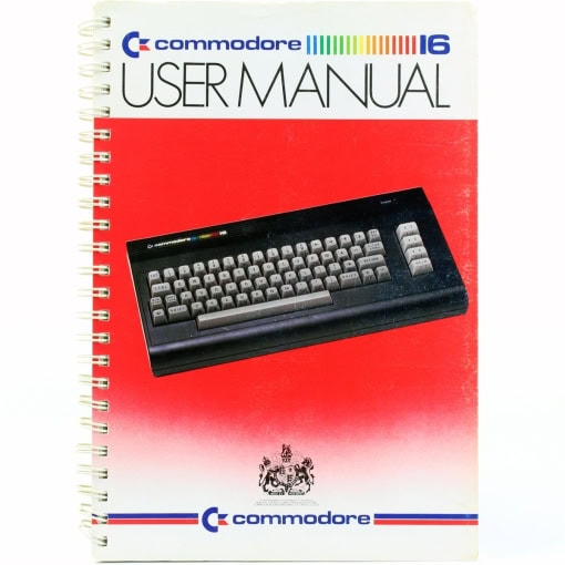 Commodore 16 User Manual - WTS Retro - Køb her