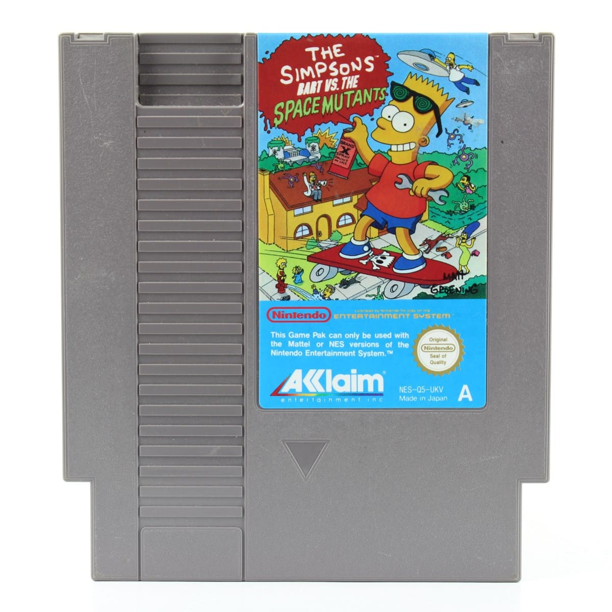The Simpsons: Bart vs. the Space Mutants (Nintendo NES, PAL-A, UKV)
