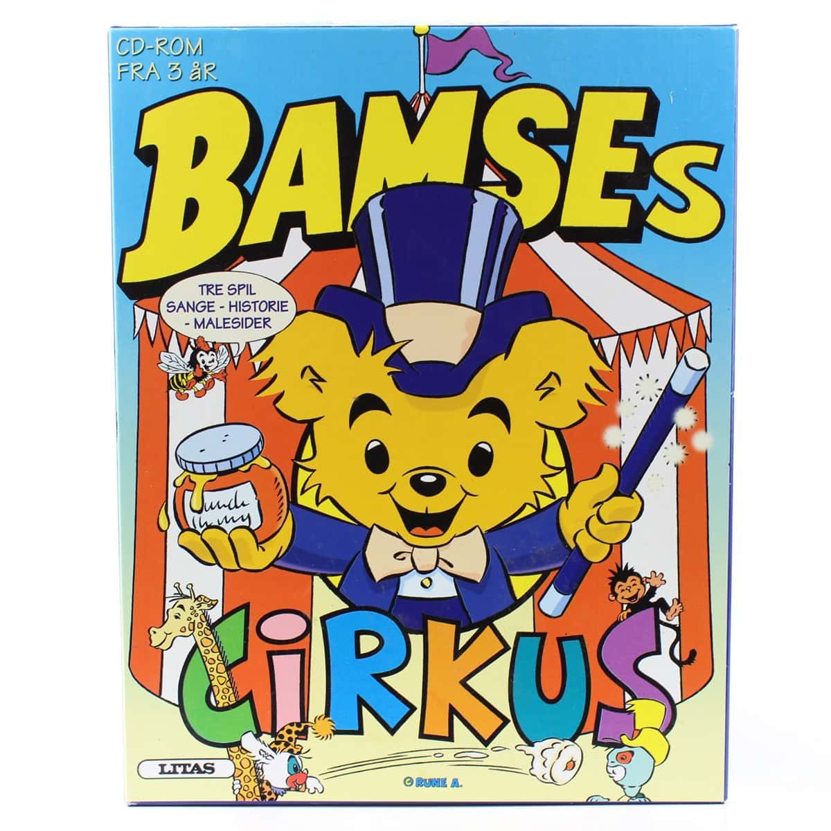 Bamses Cirkus (PC Big Box) - WTS Retro - Køb spillet her