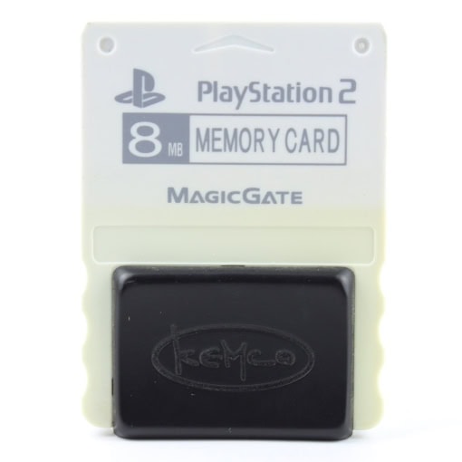 Kemco MagicGate 8MB Memory Card til Playstation 2 - Hvid - WTS Retro