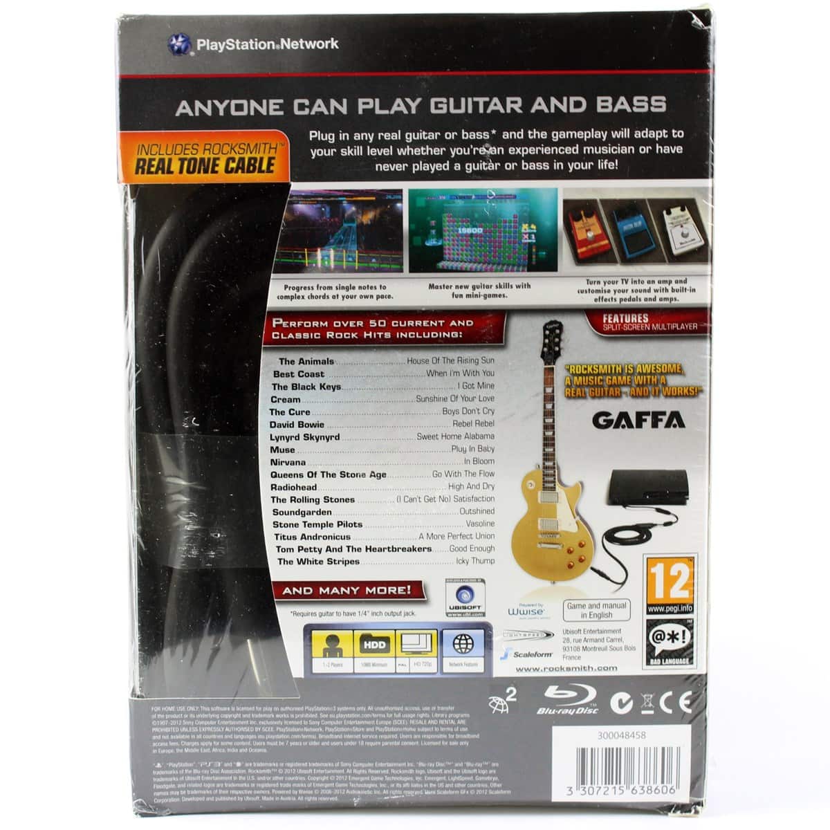 Rocksmith inkl. Jack til USB kabel (PS3) - WTS Retro - Køb her