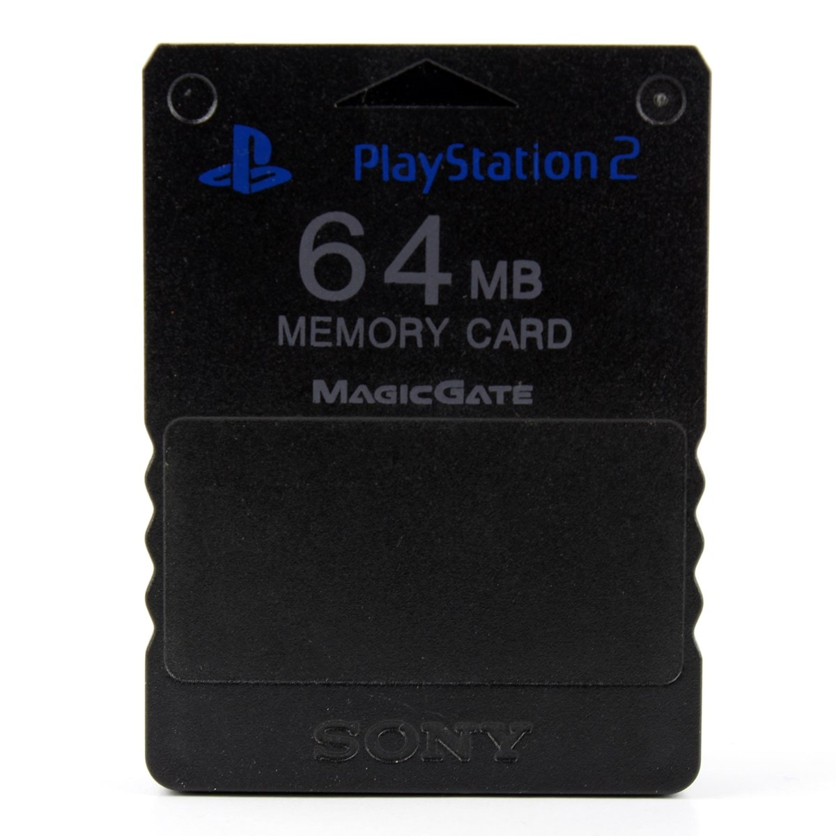 Sony 64MB Memory Card til Playstation 2 - Sort - WTS Retro