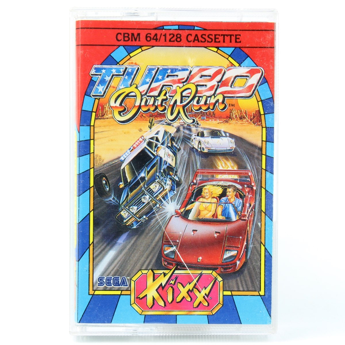 Turbo Out Run (C64, Cassette - Kixx) - MANGLER SPIL - WTS Retro - Køb her