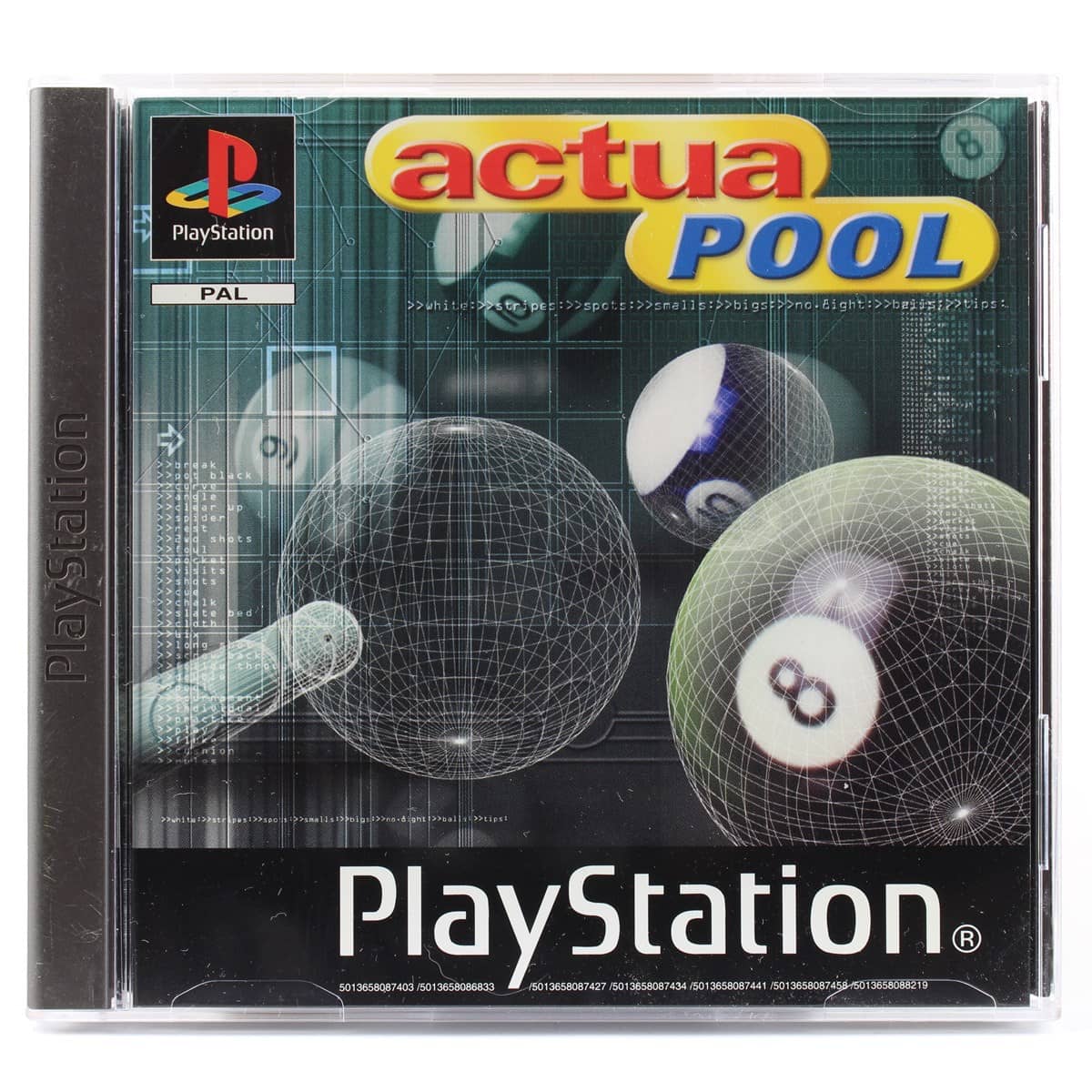 Actua Pool (PS1) - WTS Retro - Køb spillet her