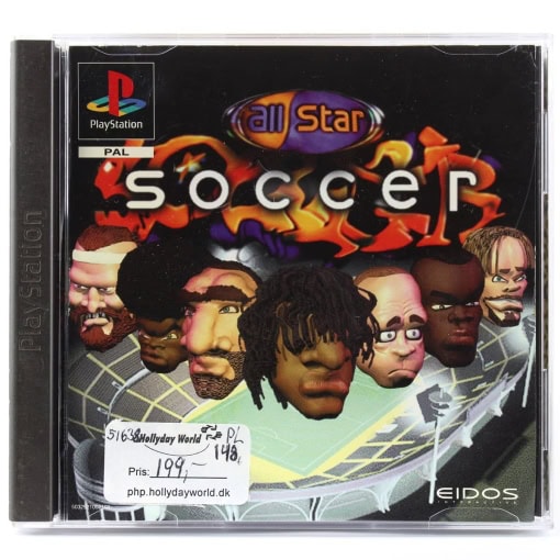 All Star Soccer (PS1) - WTS Retro - Køb spillet her