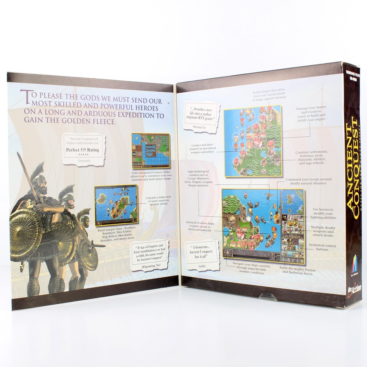 Ancient Conquest: Quest for the Golden Fleece (PC Big Box) - WTS Retro