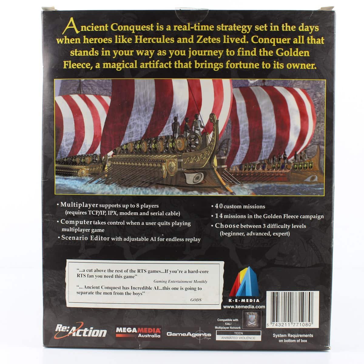 Ancient Conquest: Quest for the Golden Fleece (PC Big Box) - WTS Retro