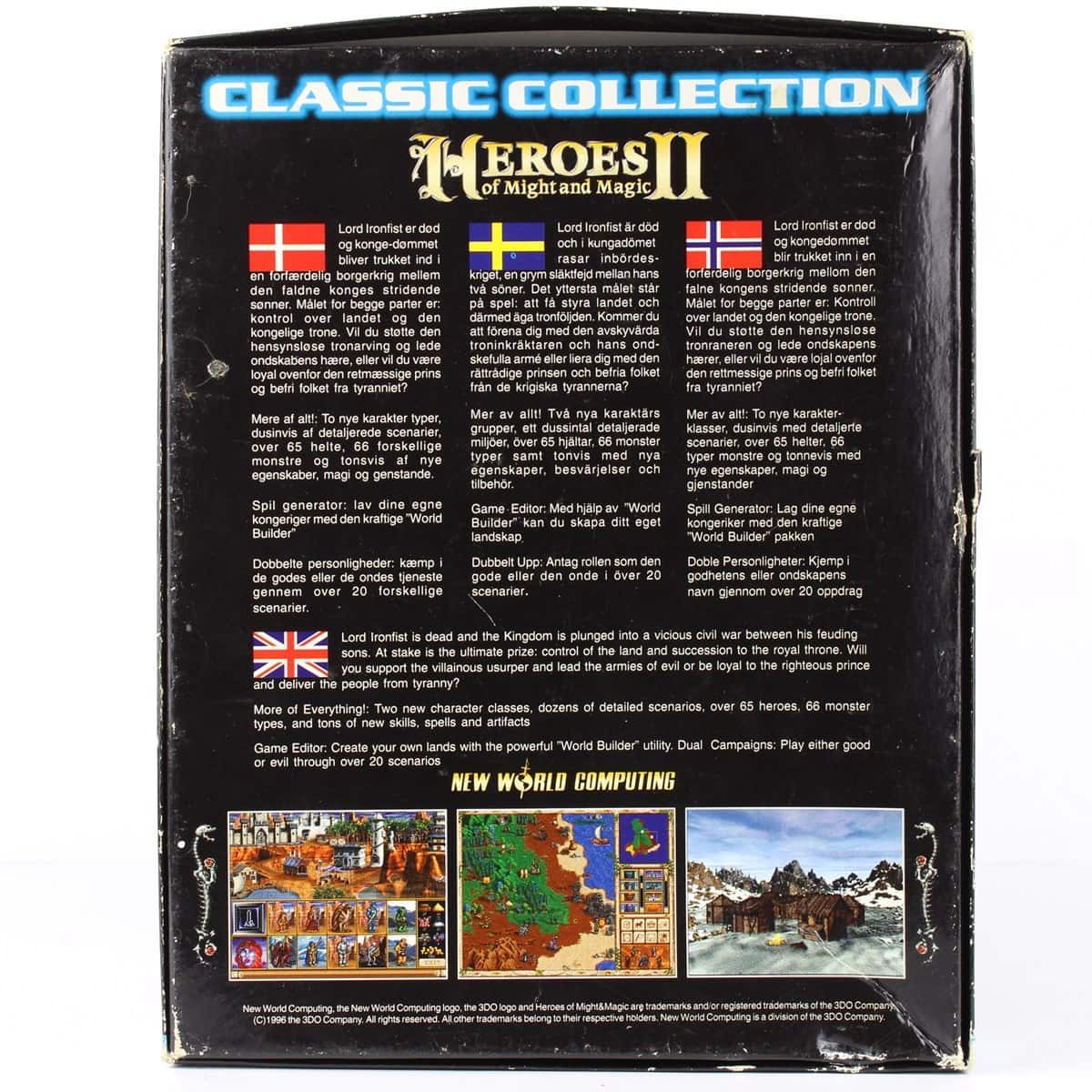 Heroes of Might and Magic II (PC Big Box - Classic Collection) - WTS Retro