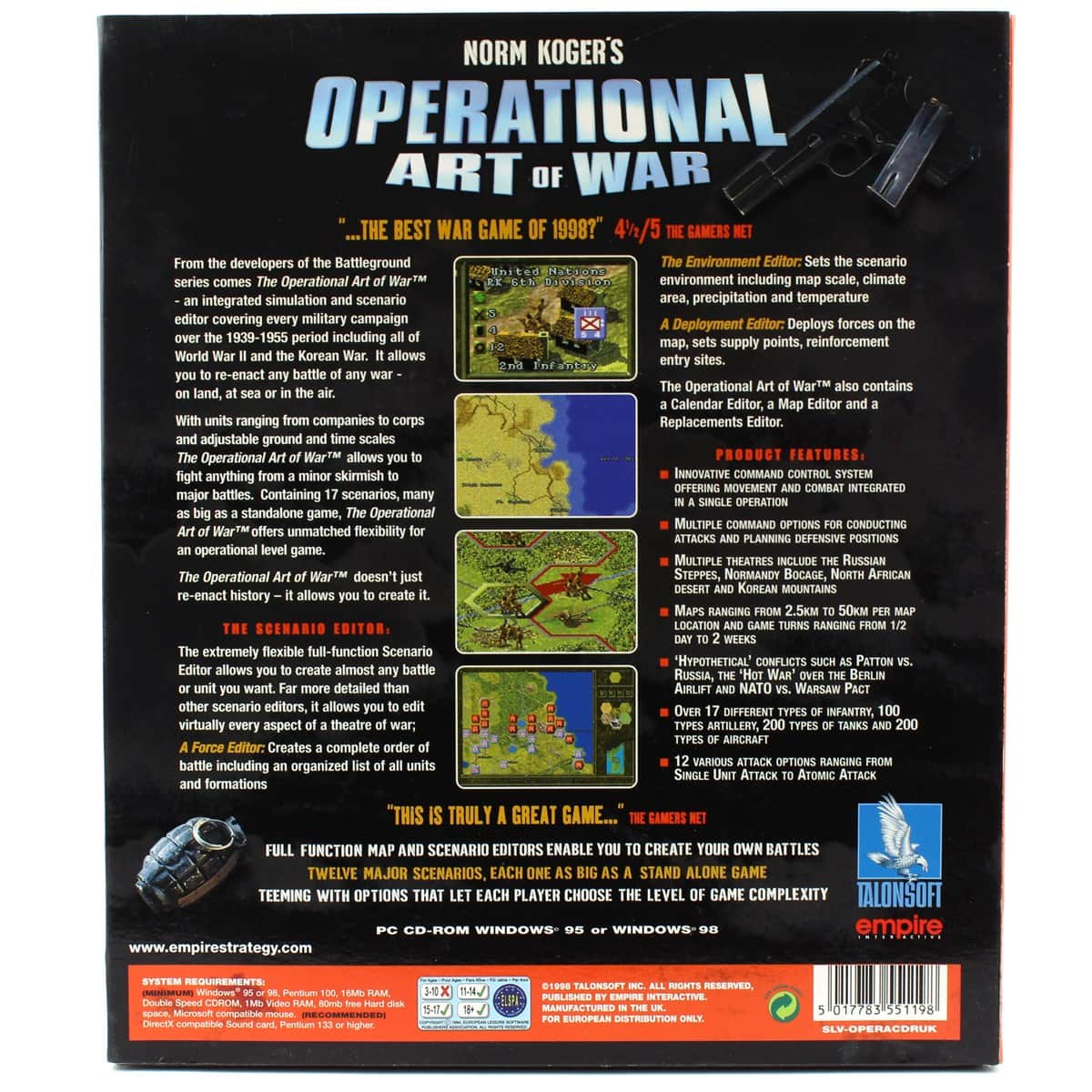 Operational Art of War Volume 1: 1939-1955 (PC Big Box) - WTS Retro
