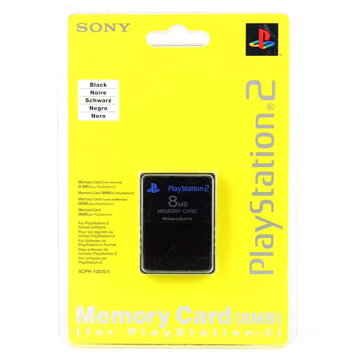 Sony 8MB Memory Card til Playstation 2 - Sort (Ny) - WTS Retro
