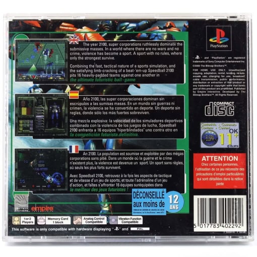 Speedball 2100 (PS1) - WTS Retro - Køb spillet her