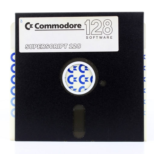 Superscript 128 Commodore 128 Disk Wts Retro