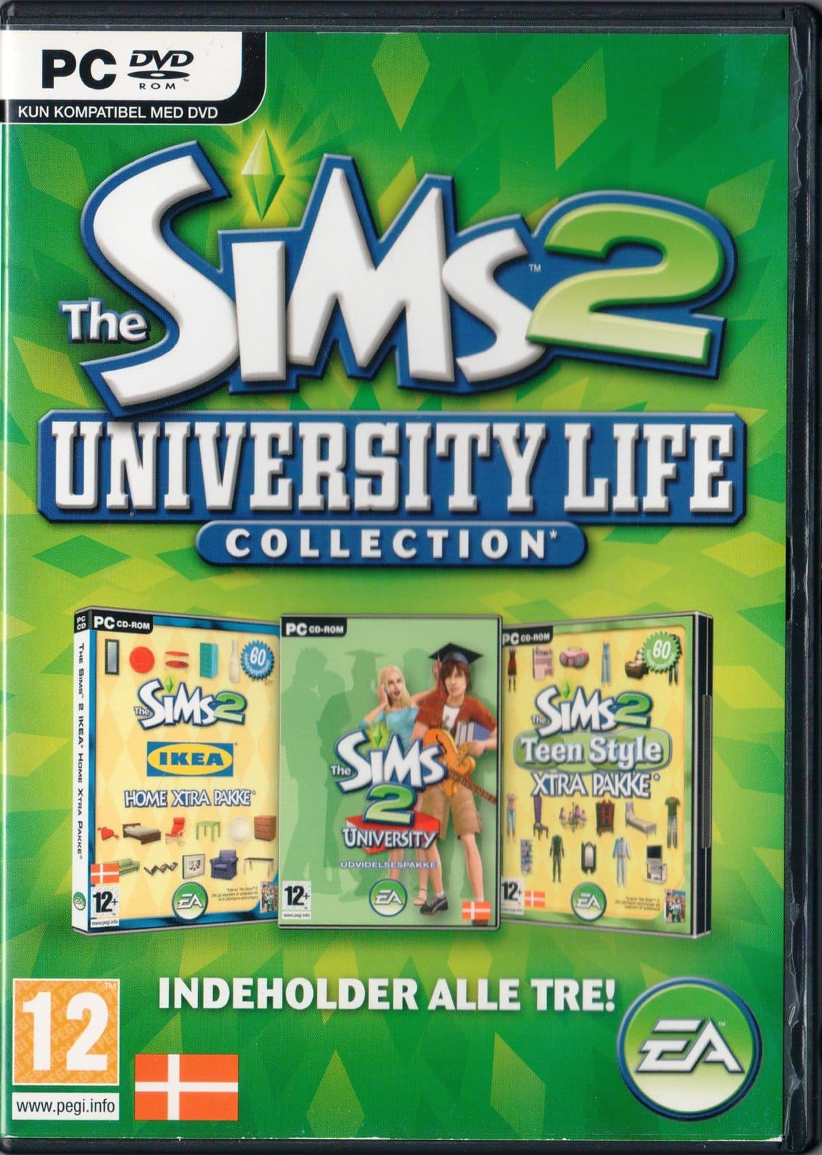 The Sims 2 - University Life Collection (PC) - WTS Retro - Køb her