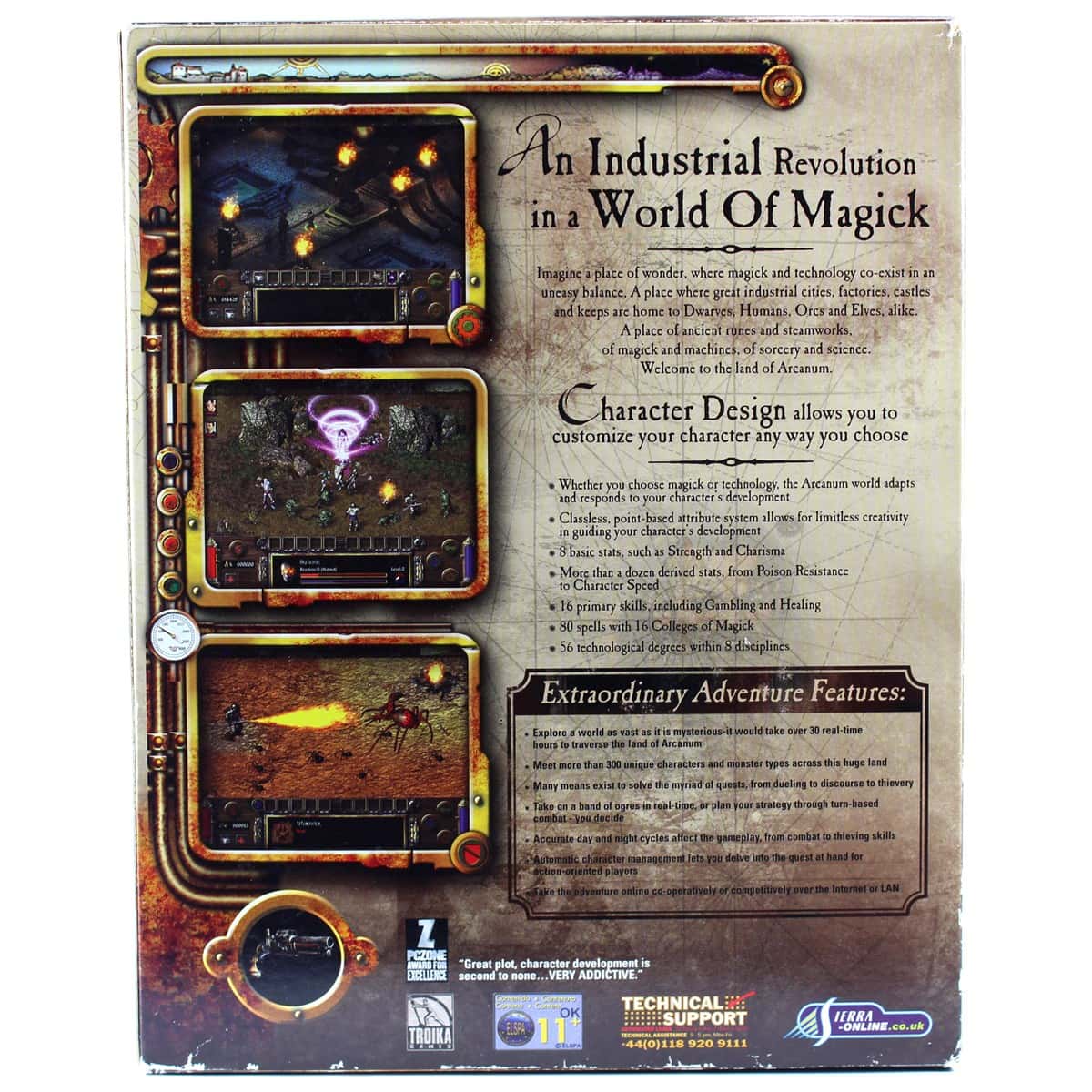 Arcanum: Of Steamworks & Magick Obscura (PC Big Box)