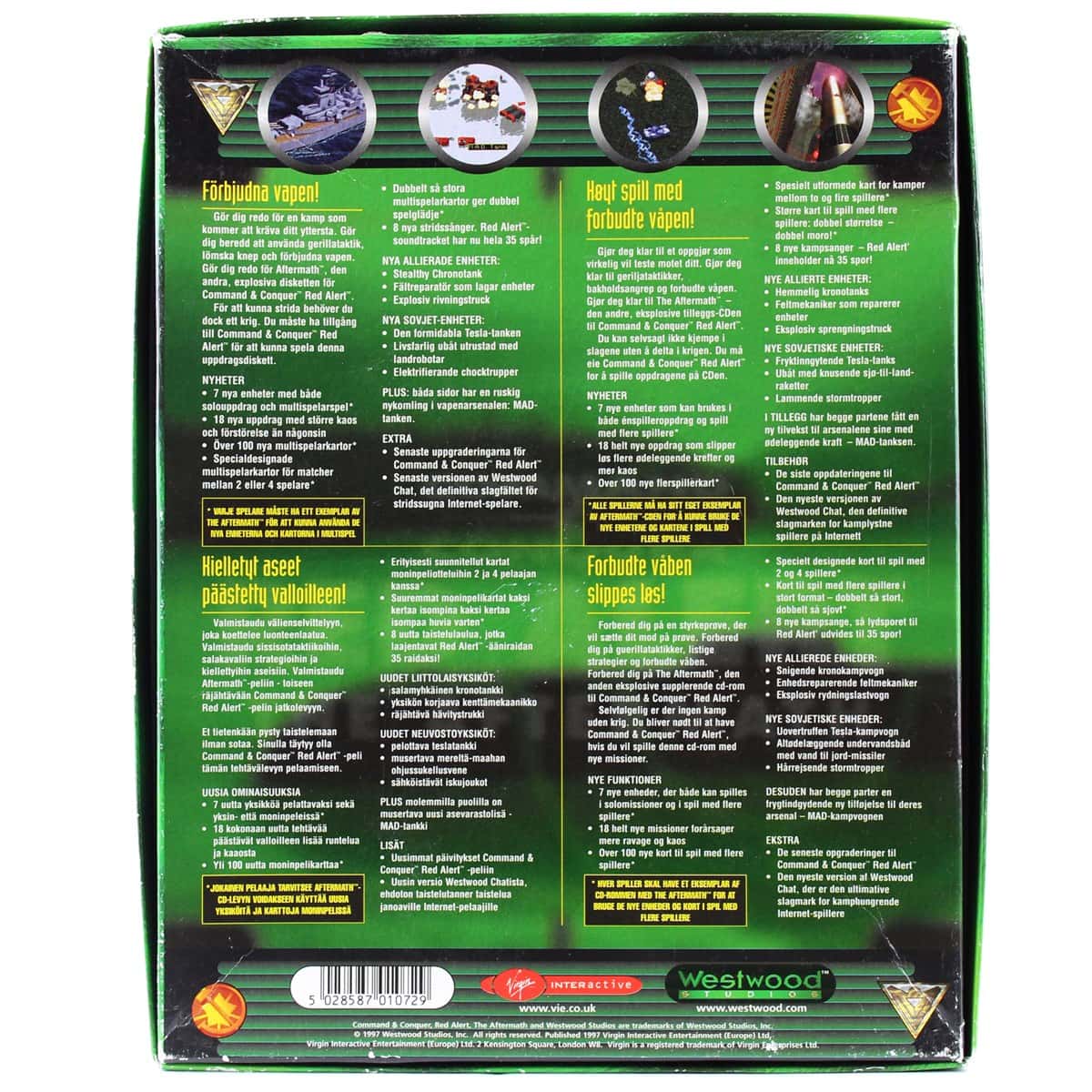 Command & Conquer: Red Alert - The Aftermath (PC Big Box) - WTS Retro