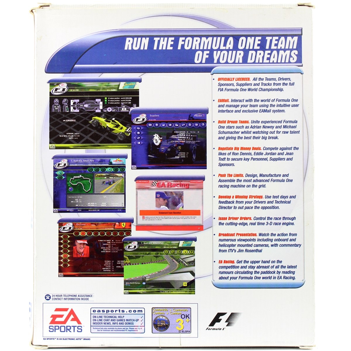 F1 Manager 2000 (PC Big Box) - WTS Retro - Køb her