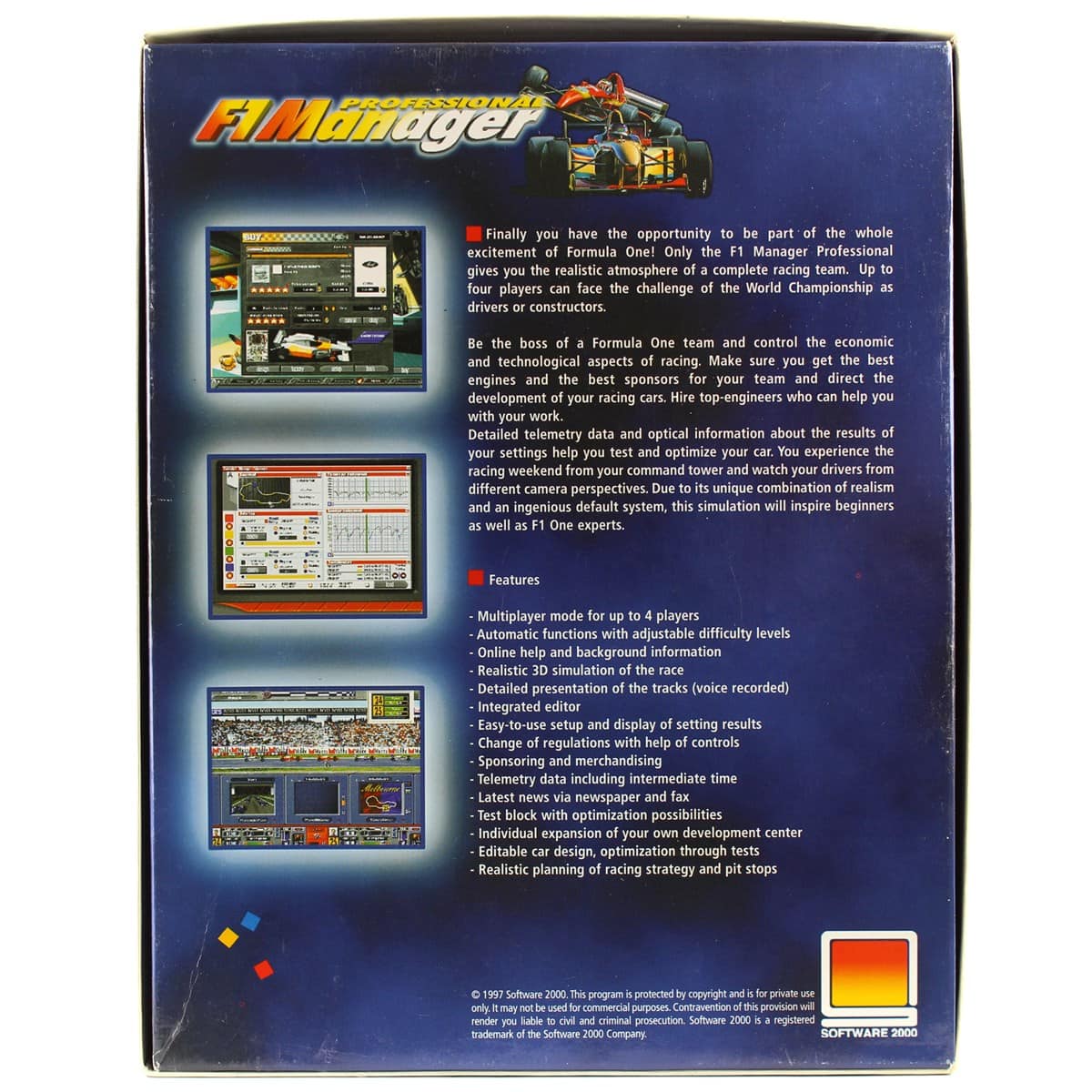 F1 Manager Professional (PC Big Box) - WTS Retro - Køb her