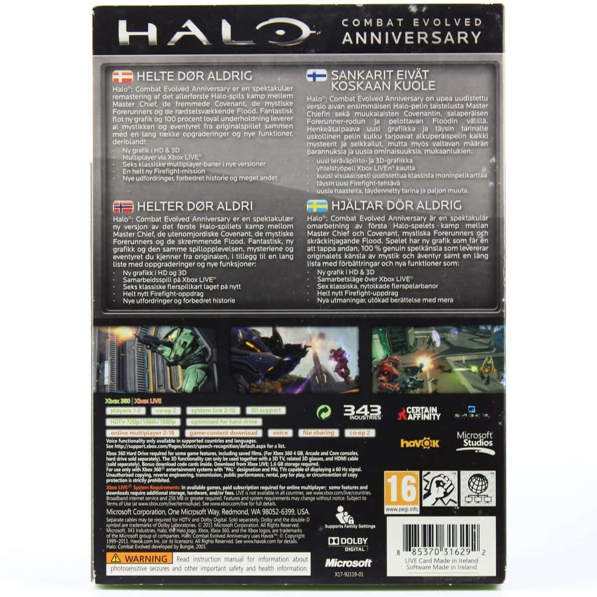 Halo: Combat Evolved - Anniversary (Xbox 360) - WTS Retro