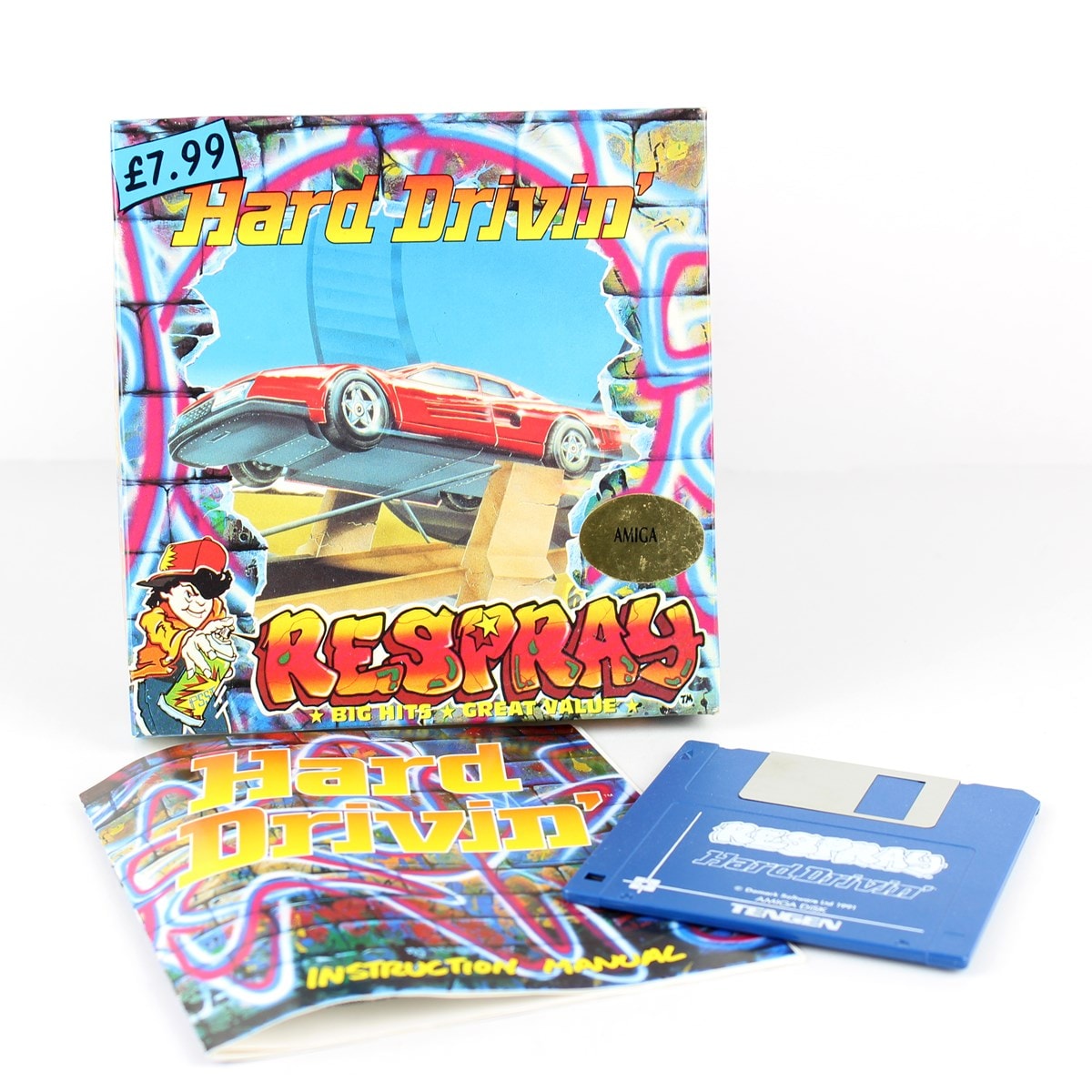 Hard Drivin’ (Amiga) - WTS Retro - Køb her